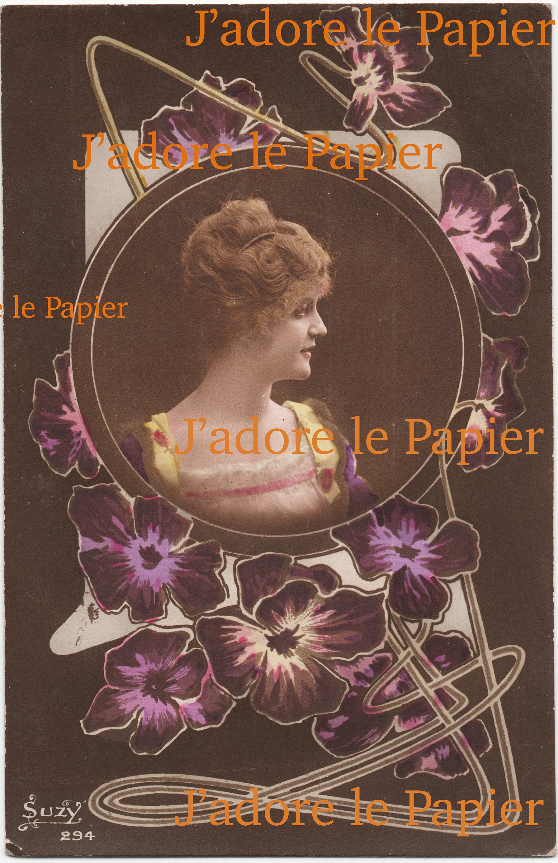 Violettes Et Vanille Perfume Printable Stationery - Download 16 Pieces ...