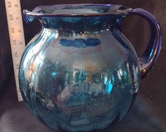 Blenko Pitcher | Etsy