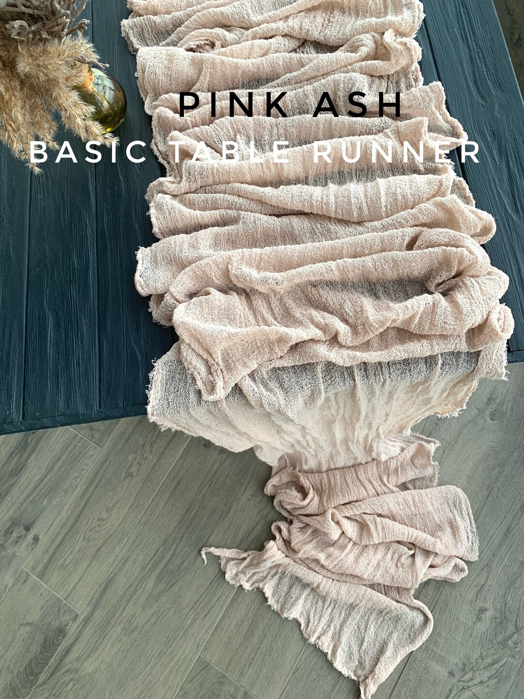 Pink Ash Basic Cheese Cloth for Wedding Rustic Decor Gauze Table Runner ...
