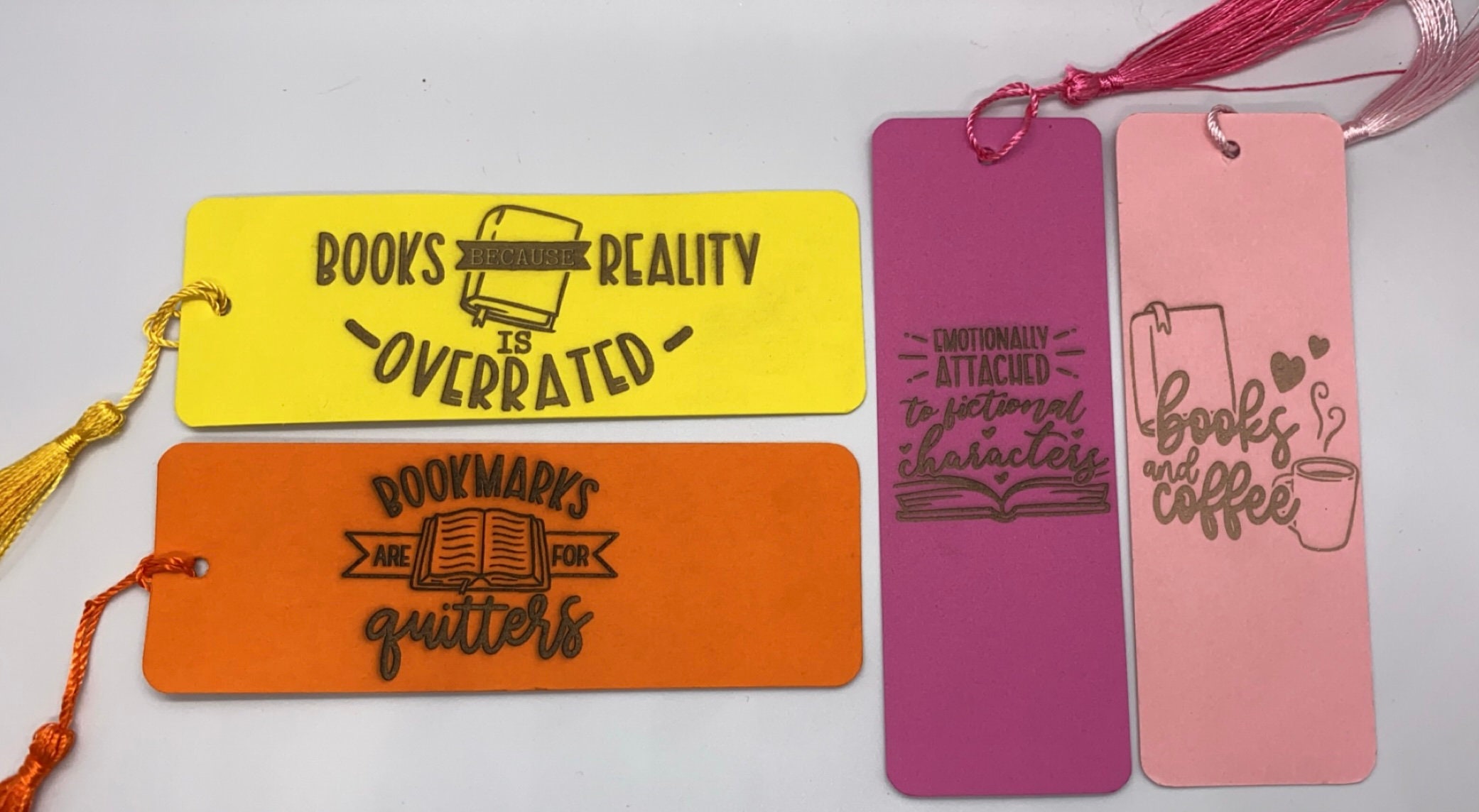 Custom Colorful Bookmark Cute Funny Bookmark Gift for Book Lovers - Etsy