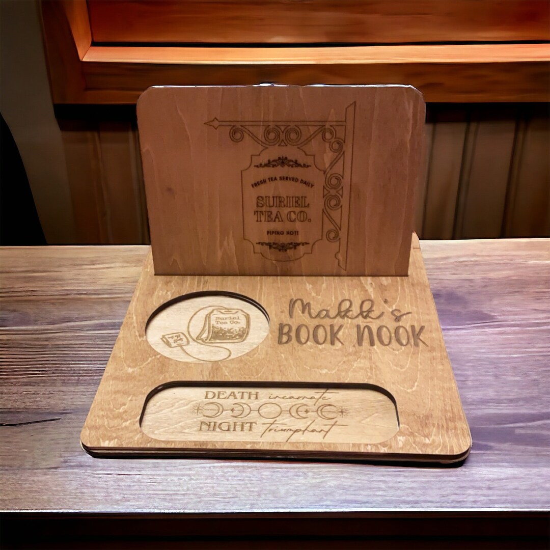 Fantasy Themed Book Nook Book Stand Place Holder | Bookish Gift ...