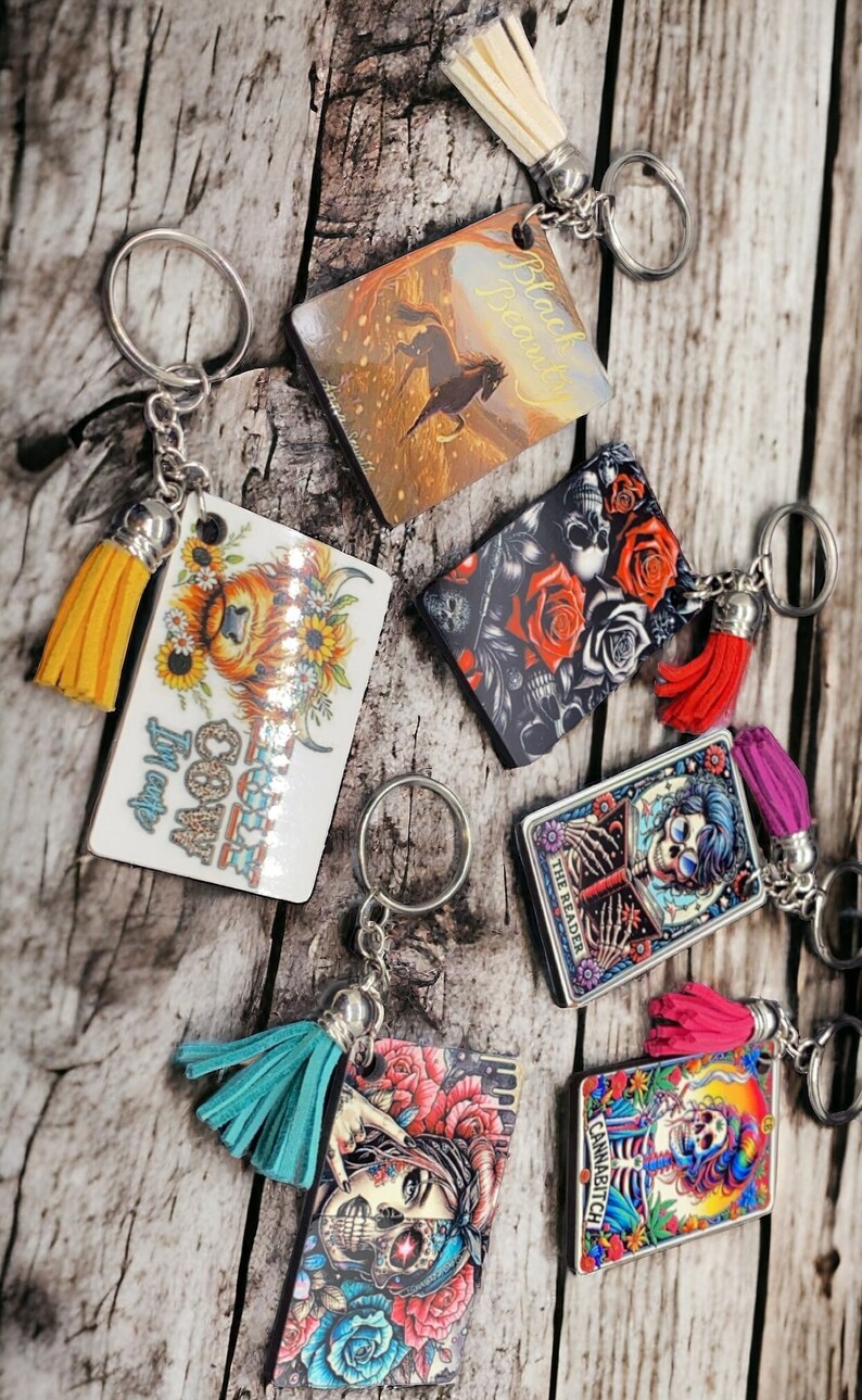 Double Sided Custom Keychain - Etsy