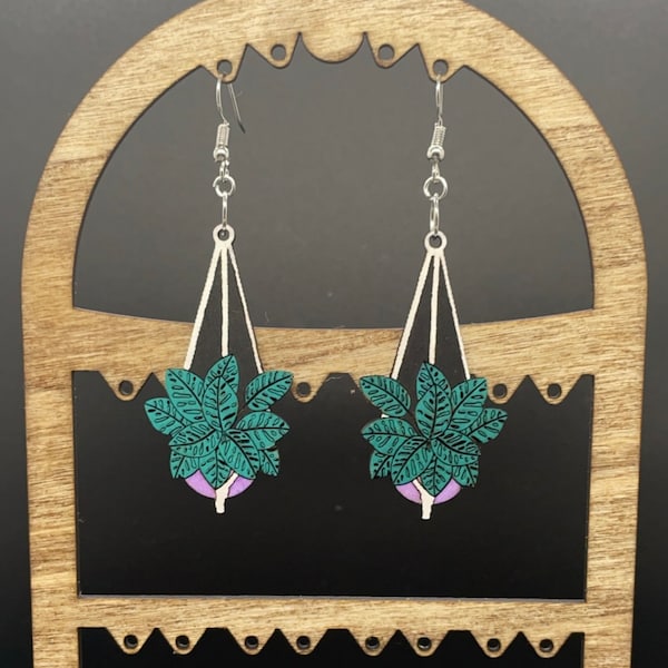 Hanging Plant Earrings - Etsy