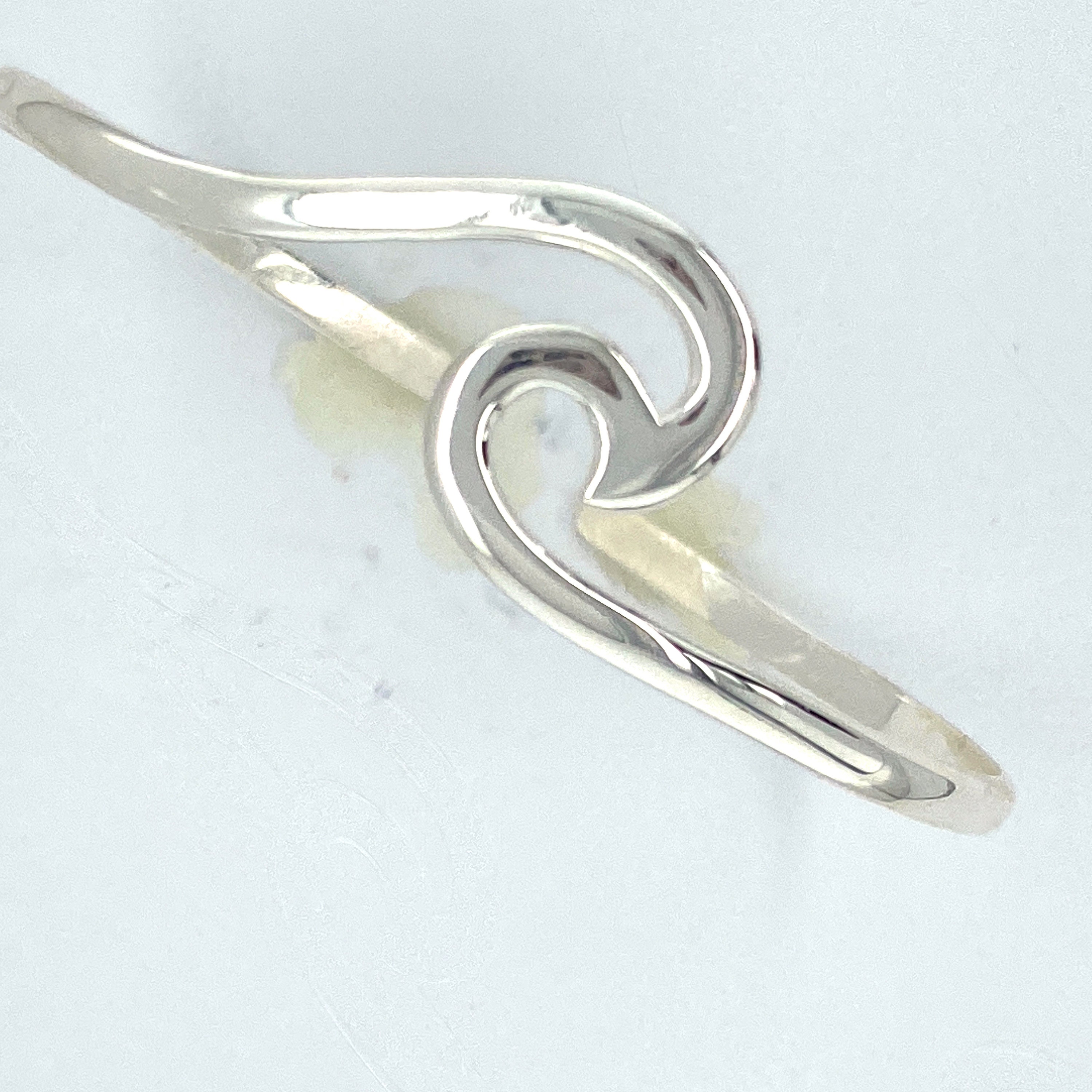 925 Sterling Silver Bangle Sterling Silver Surf Wave Cuff - Etsy.de