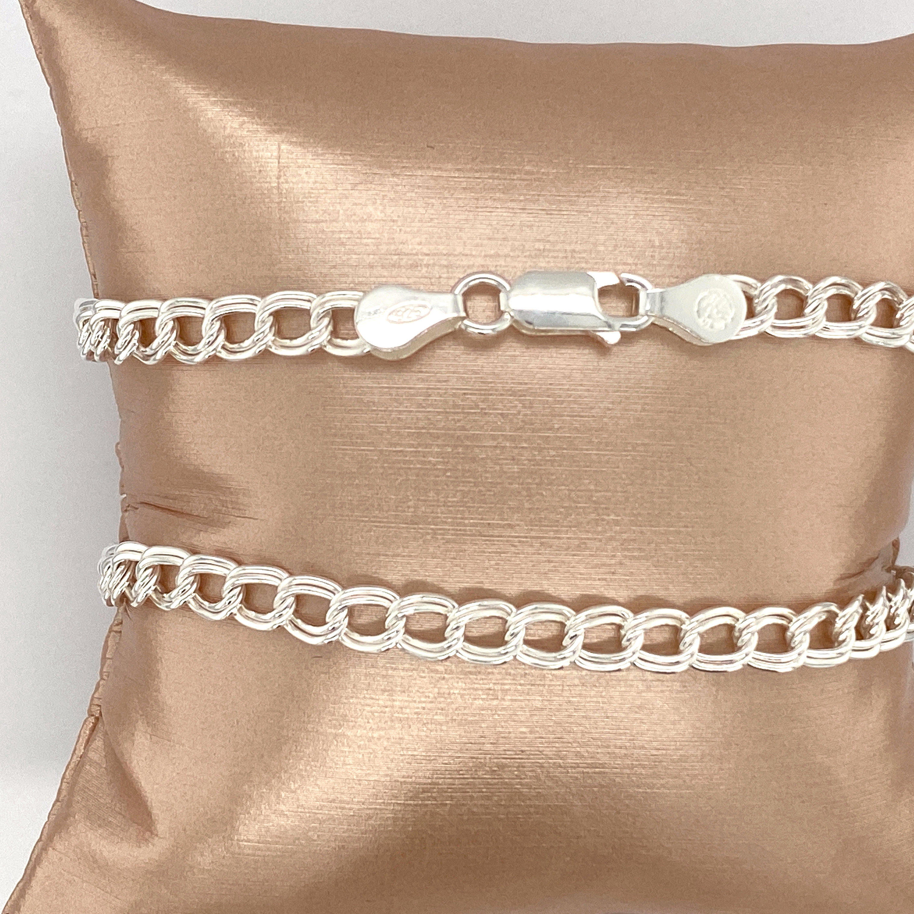 Sterling Silver Bracelet Italian Made 5 mm Solid Sterling | Etsy