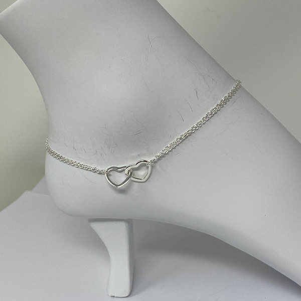 Silver Anklet - Etsy
