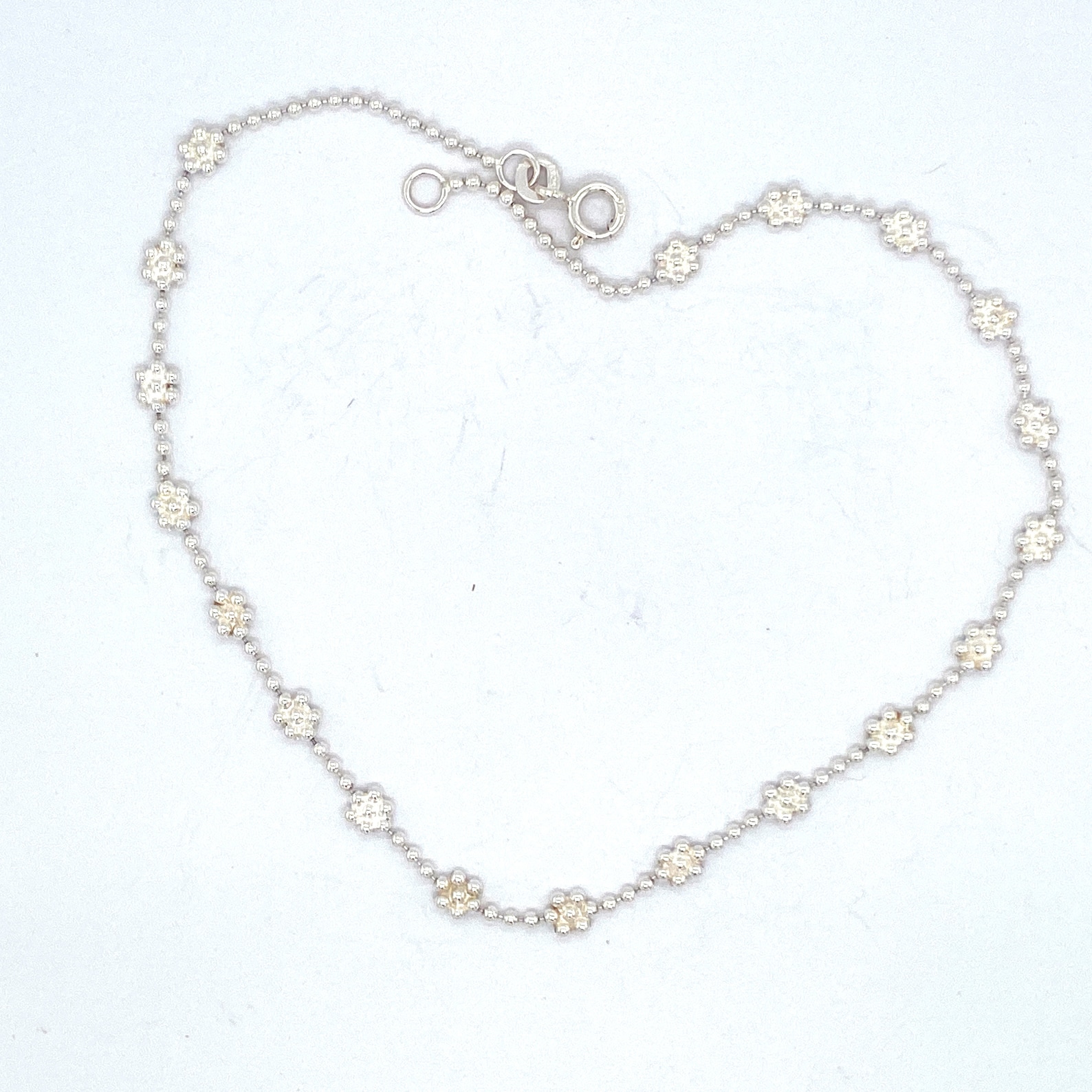 925 Sterling Silver Anklet, 925 Sterling Silver Minimalist Anklet With ...