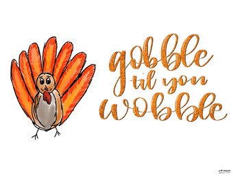 Thanksgiving Decor Poster Printable JPG File Instant Digital Download ...