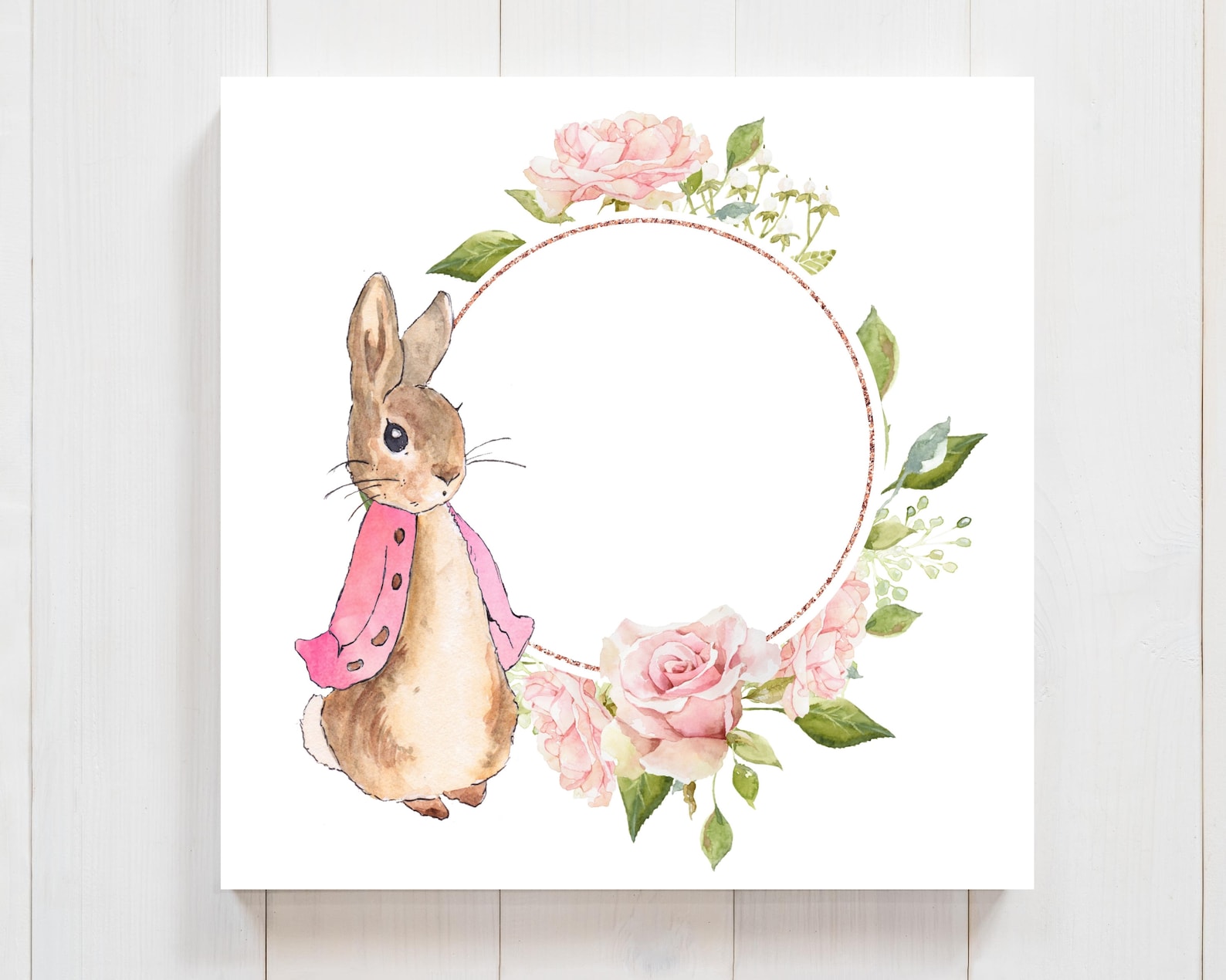 Instant PNG Download, Flopsy Rabbit, Flopsy Bunny, Pink Floral ...