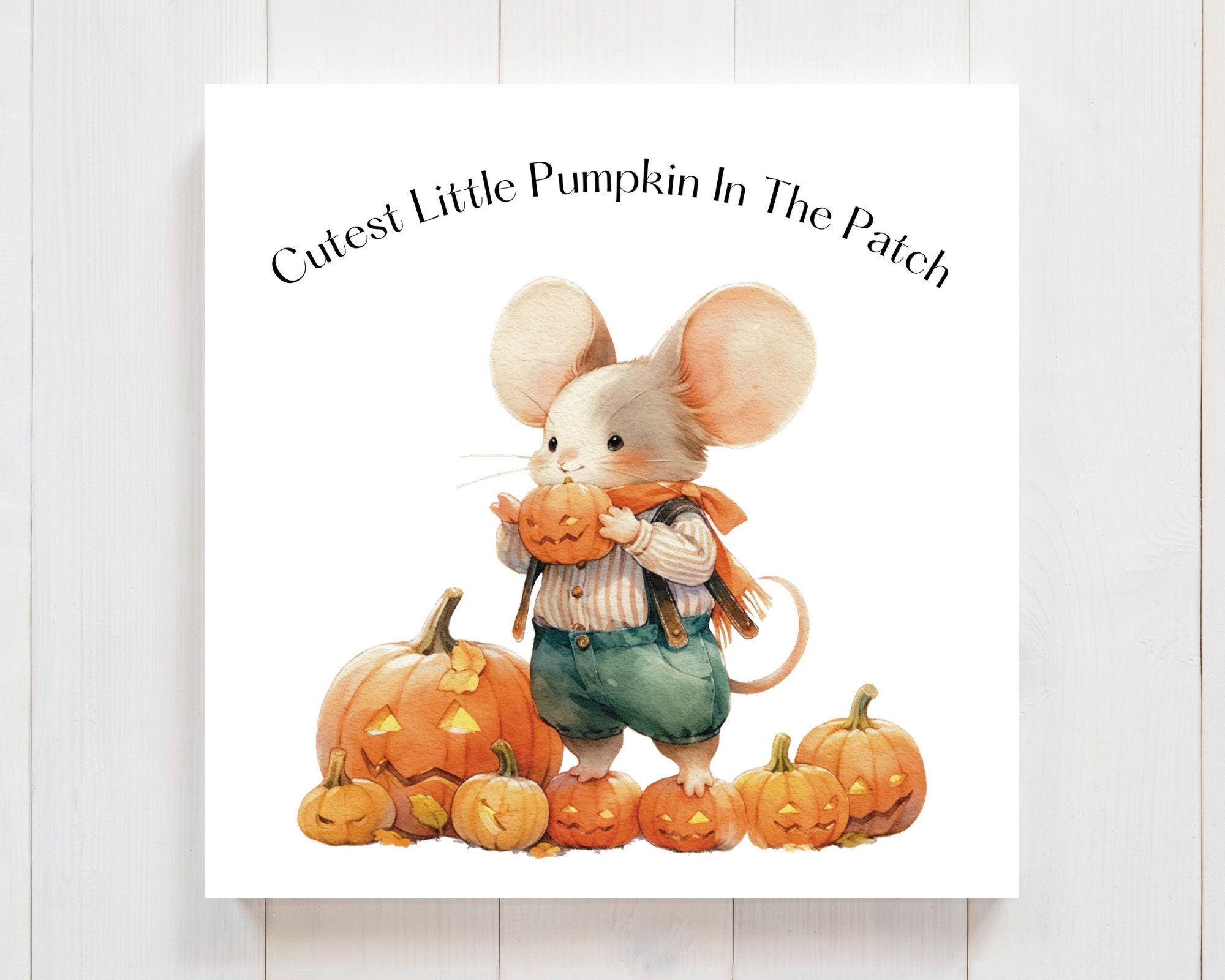 Instant PNG Download, Cutest Little Pumpkin in the Patch Clip Art ...