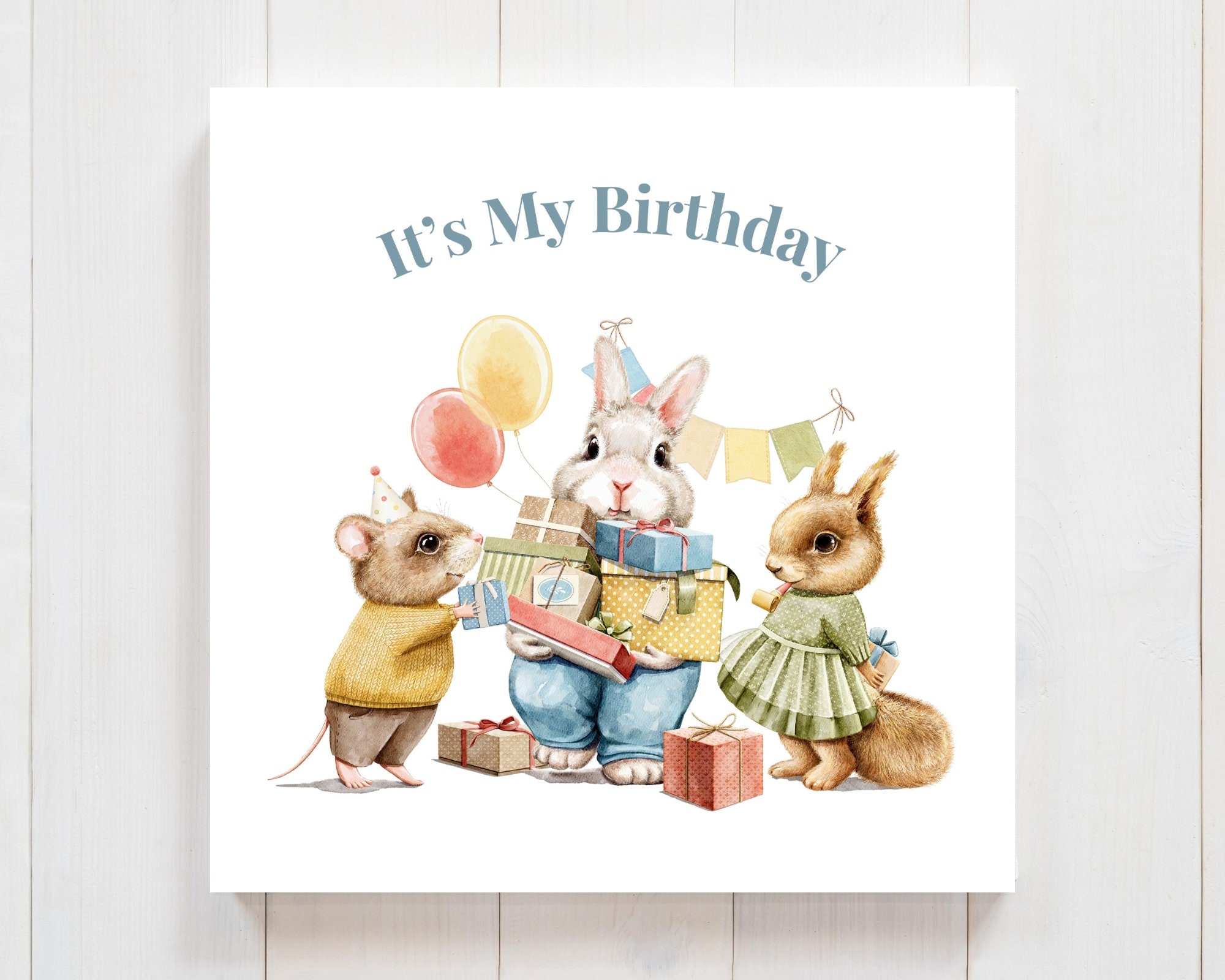 Instant PNG Download, It's My Birthday, Birthday Party, Birthday Gifts ...