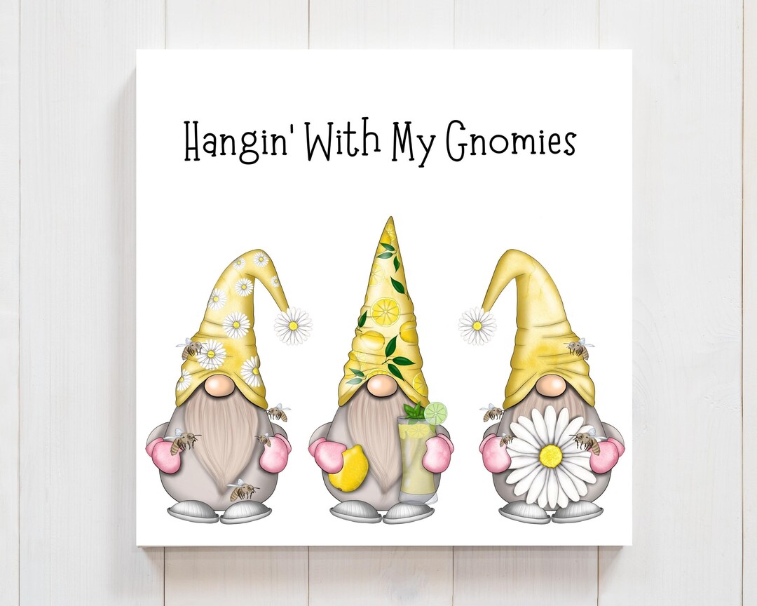 Instant PNG Download Spring Gnomes Hanging With My Gnomies - Etsy