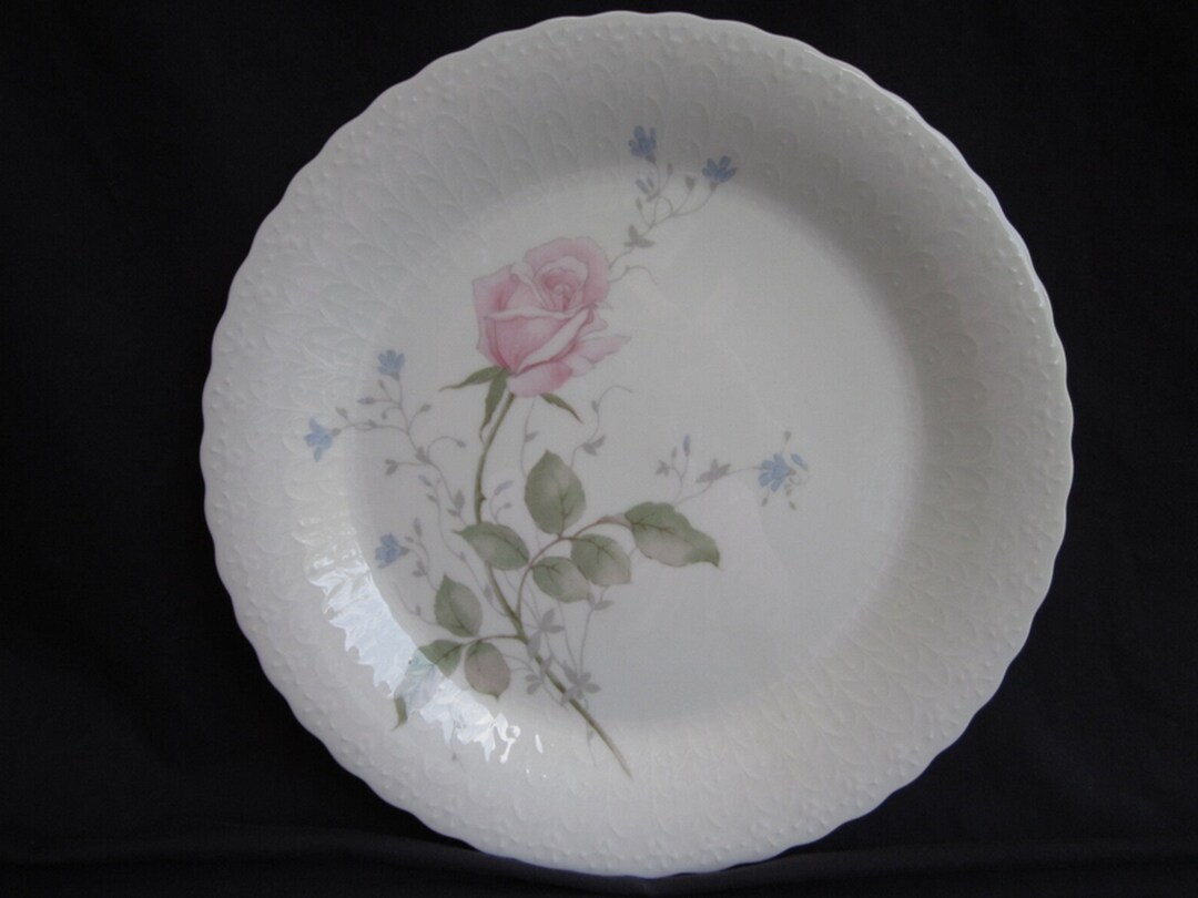 Mikasa April Rose Dinner Plate Bone China Pink Rose Dish A7053 Japan - Etsy