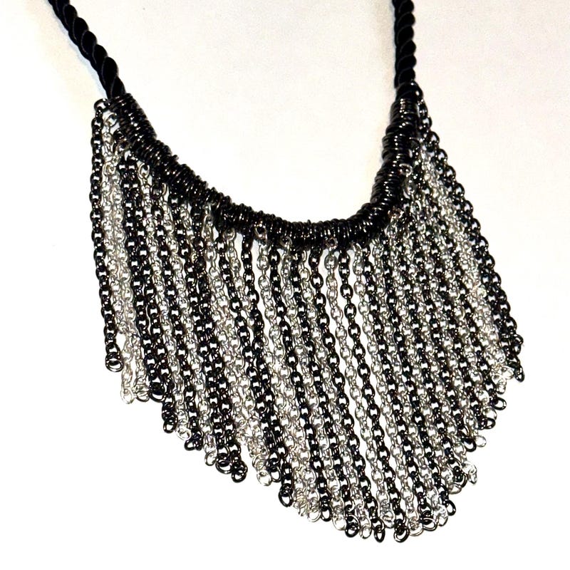 Fringe Necklace - Etsy