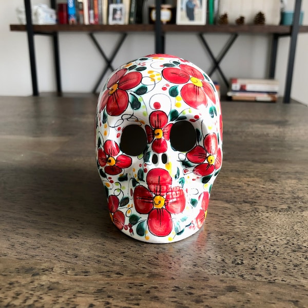 Ceramic Sugar Skull - Etsy