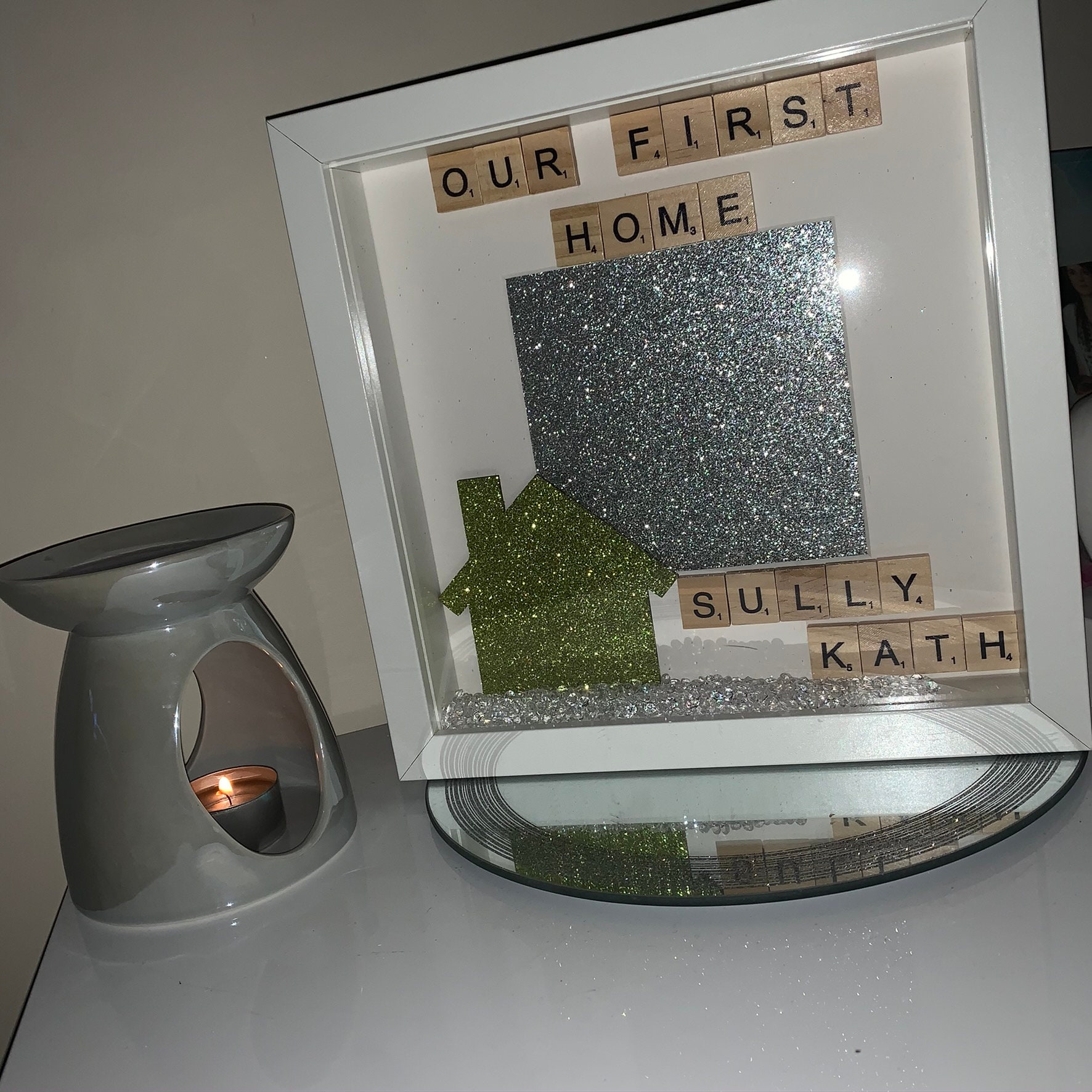 Our First Home My First Home Photo Photo Frame Diamonds Bespoke Gift ...