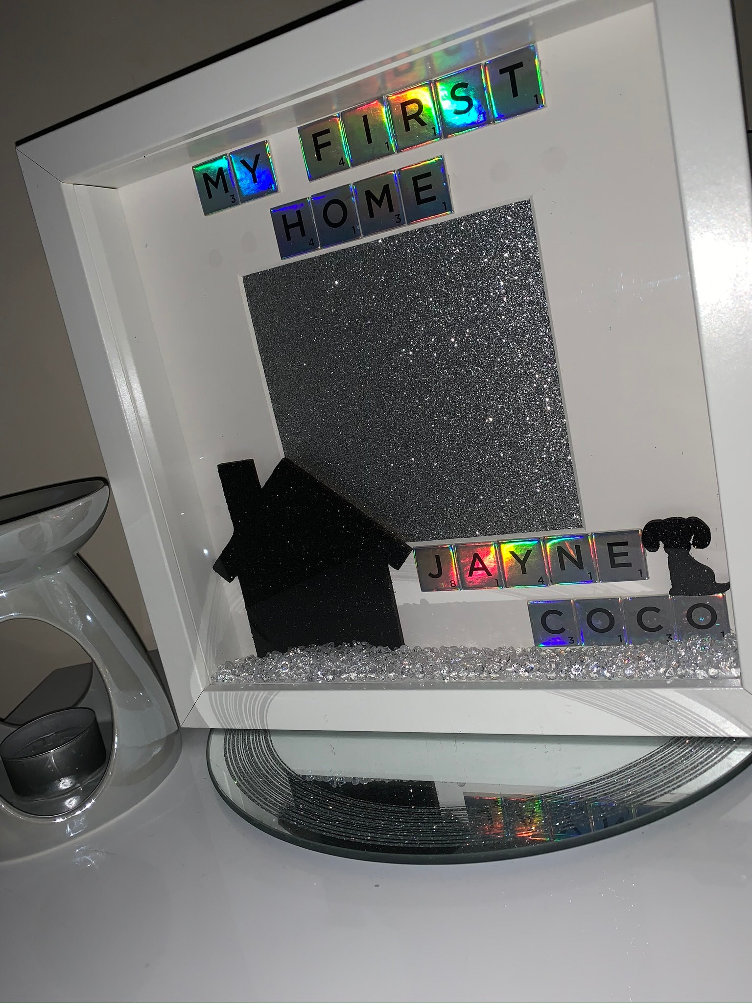 My First Home Our First Home Photo Photo Frame Diamonds - Etsy UK