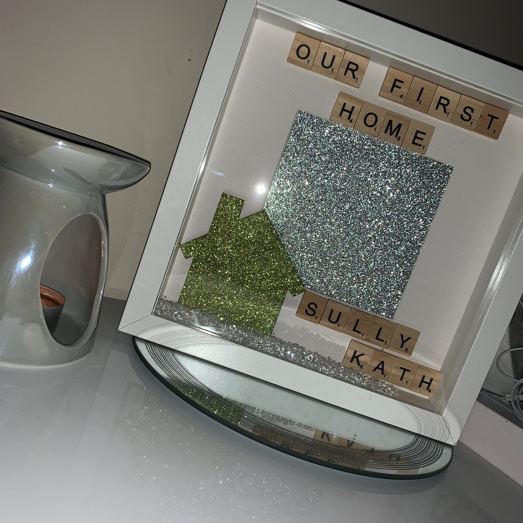 Our First Home My First Home Photo Photo Frame Diamonds Bespoke Gift ...