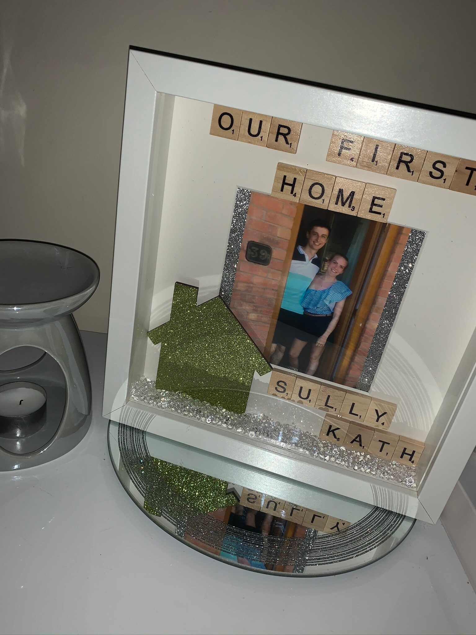 Our First Home My First Home Photo Photo Frame Diamonds Bespoke Gift ...