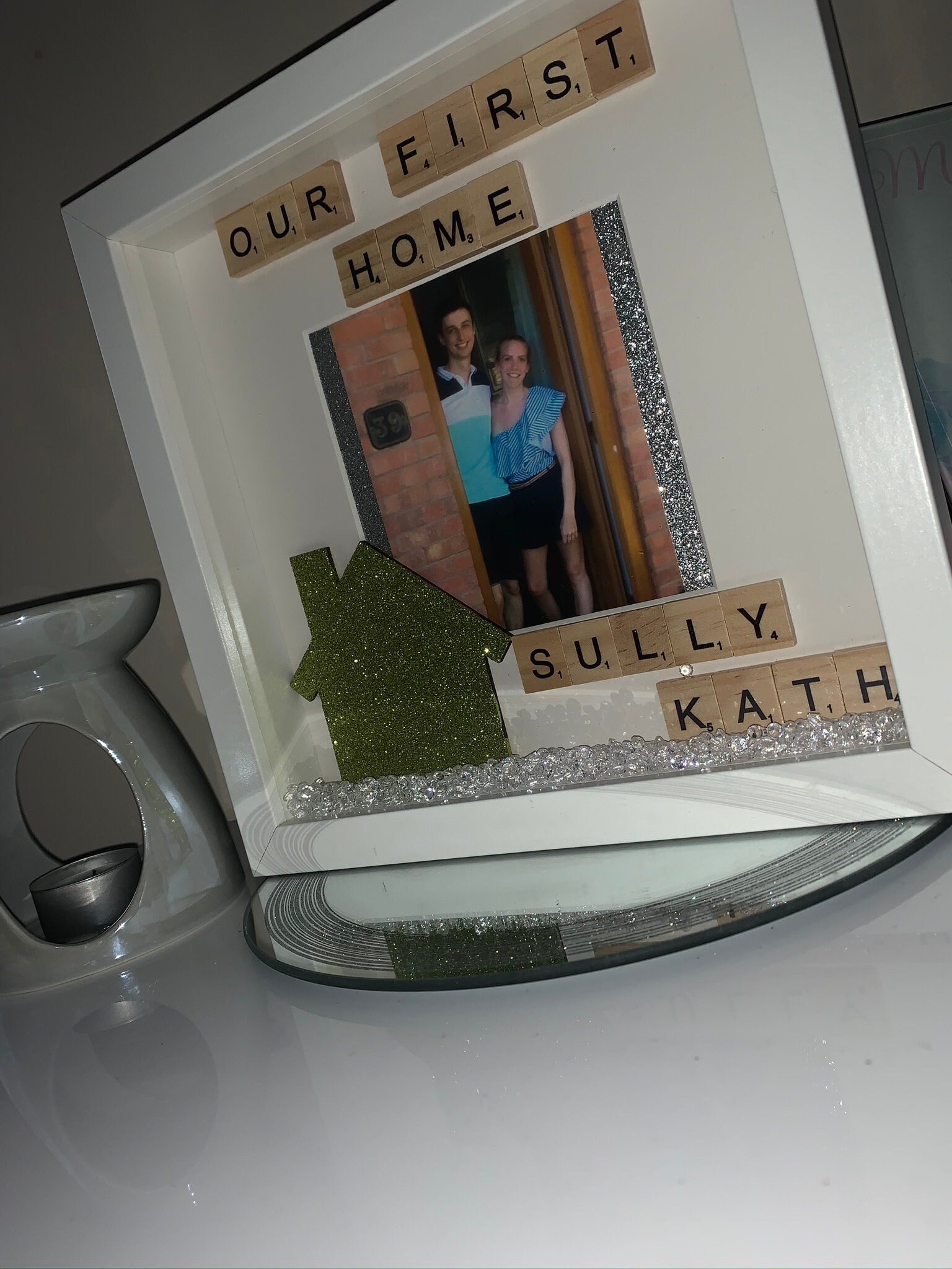 Our First Home My First Home Photo Photo Frame Diamonds Bespoke Gift ...