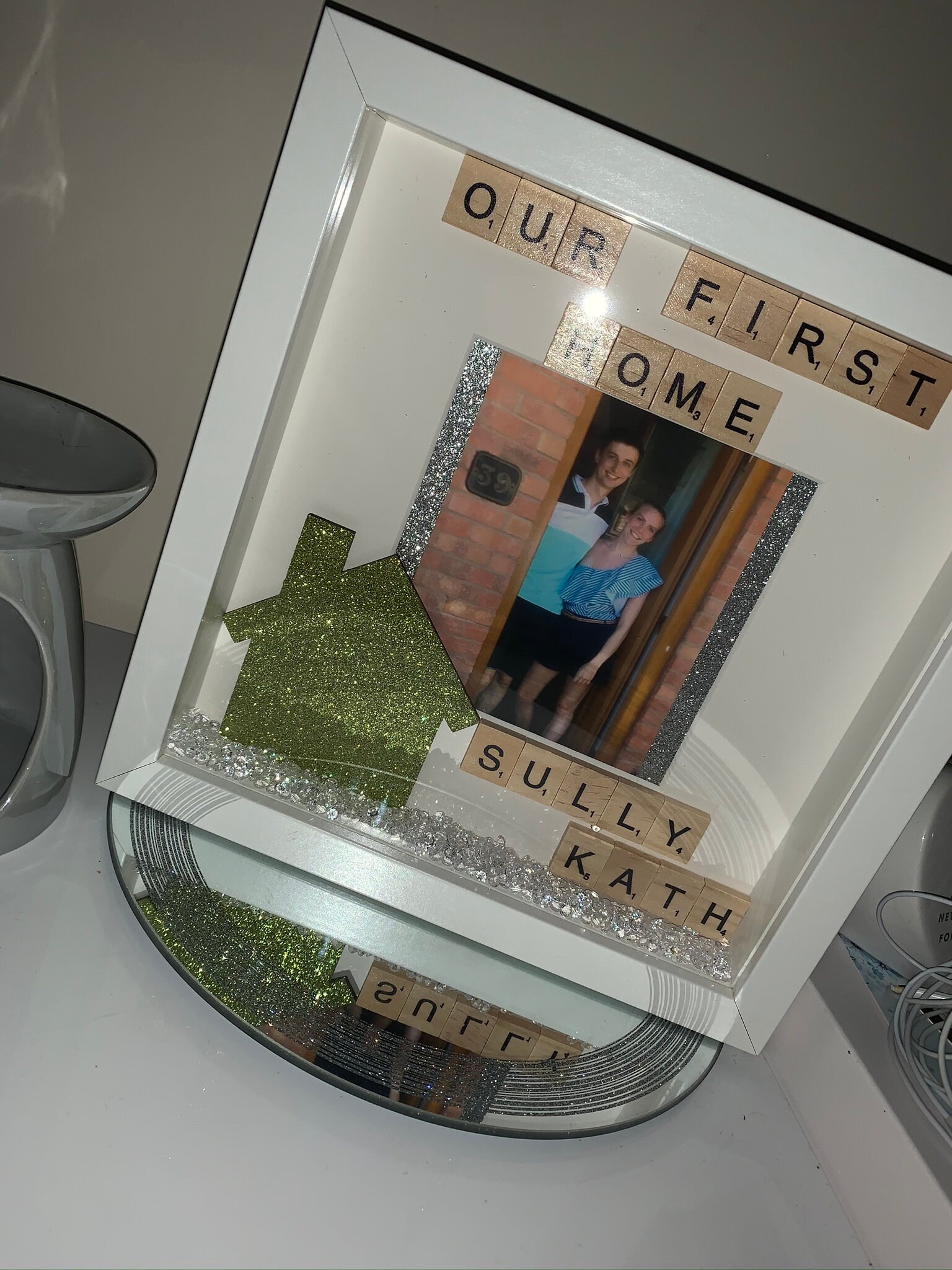 Our First Home My First Home Photo Photo Frame Diamonds Bespoke Gift ...