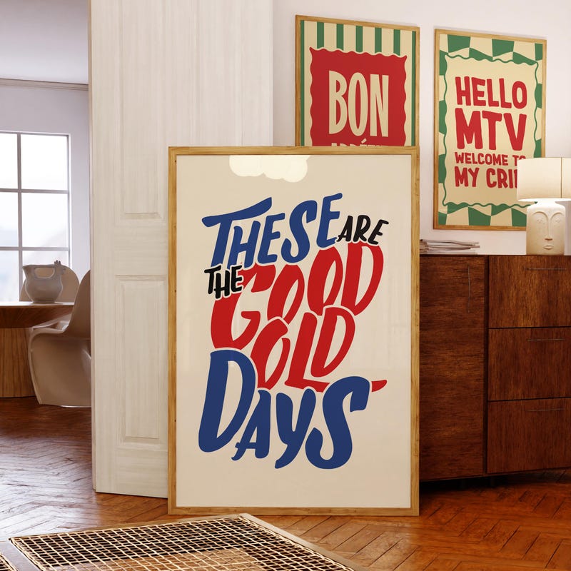 The Good Old Days - Etsy