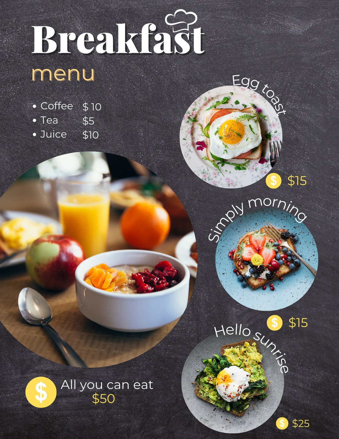 Beige Minimalist Weekly Meal Planner Menu List - Etsy