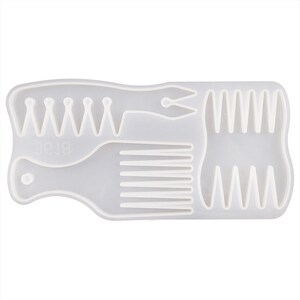 Comb Resin Epoxy Silicone Mold Wide Tooth Comb Silicone Mold Resin Afro ...