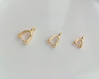 Gold Pinch Bail - Etsy