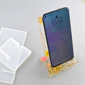 Assembly Mobile Phone Holder Resin Epoxy Silicone Mold DIY Universal ...
