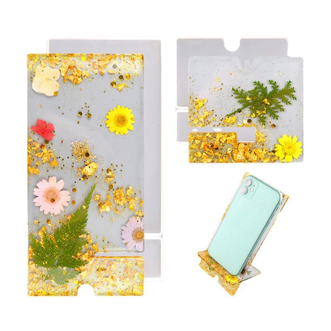 Assembly Mobile Phone Holder Resin Epoxy Silicone Mold DIY Universal ...