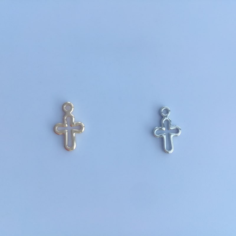 Cross Charm - Etsy