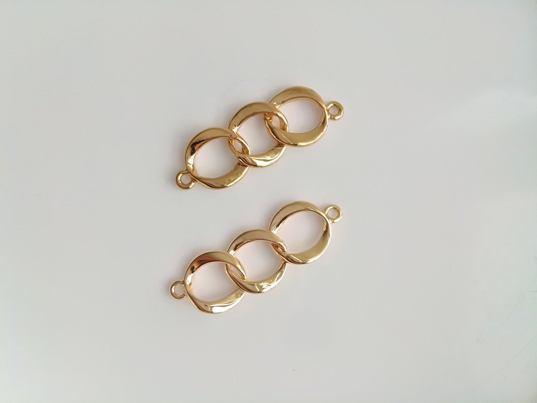 Wholesale Gold Plated Short Connector Chains, Short Chain for Earring ...