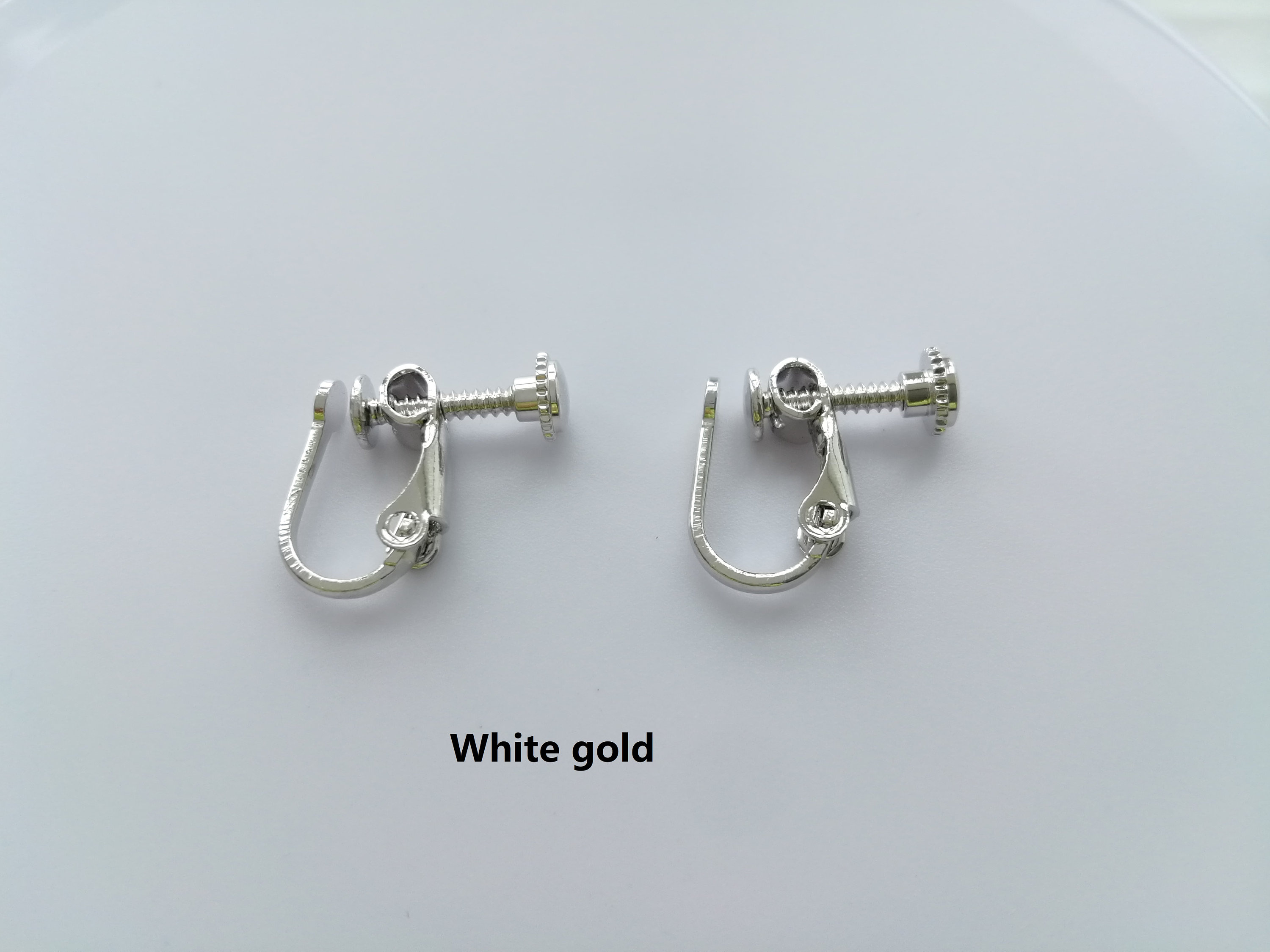 Gold Plated Rotate Screw Back Clip on Earring Converters, Non Pierced ...