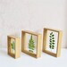 Square Solid Wood Photo Frame Transparent Log Picture Frame - Etsy