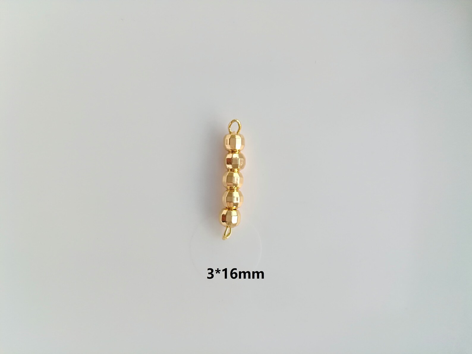 Wholesale Gold Plated Pearl Connector Pendant, Metal Ball Connector ...