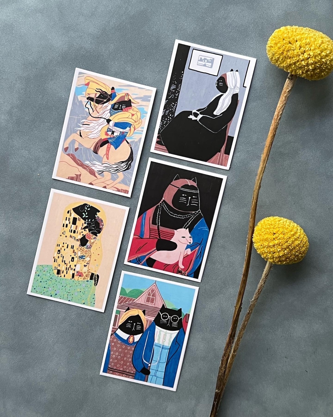Famous Painting Waterproof Sticker Set series B - Etsy
