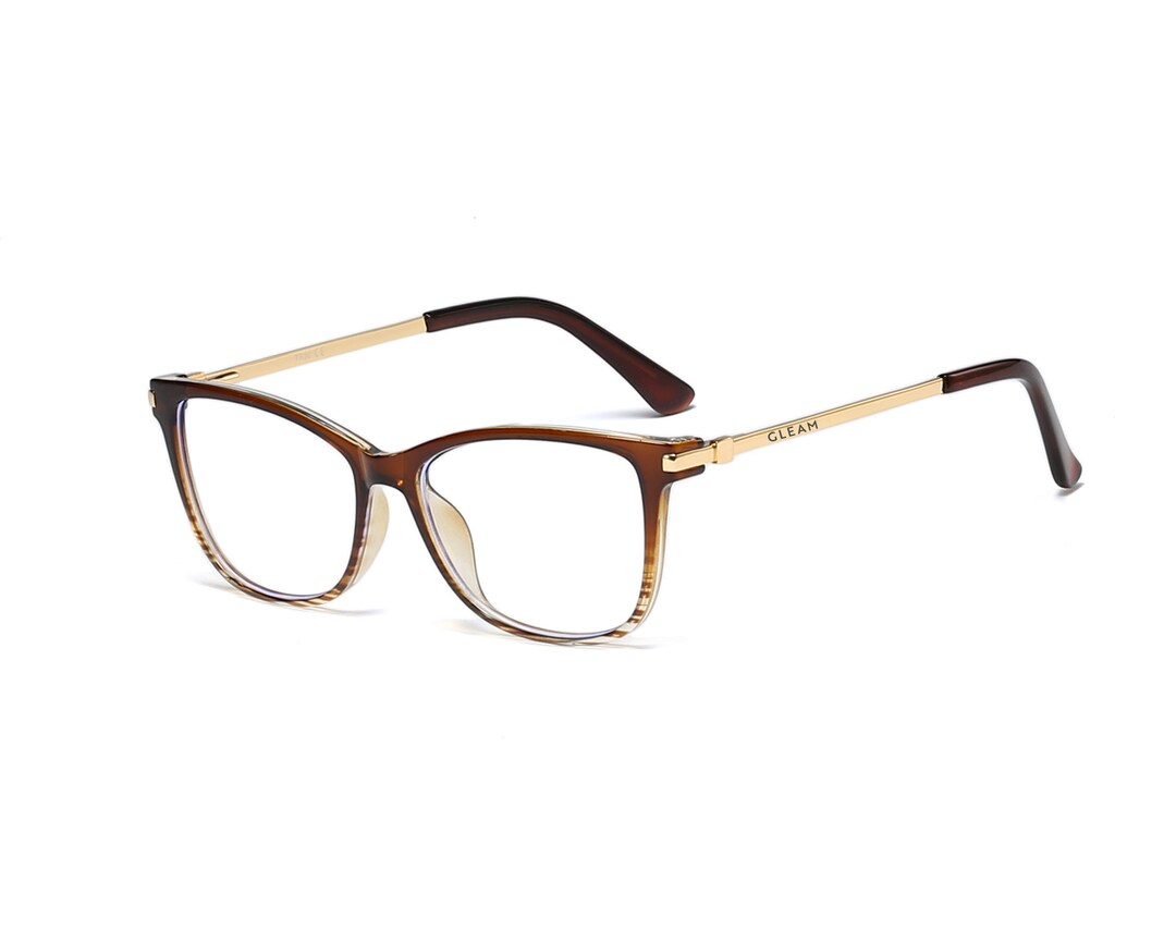 Retro Square Computer Glasses | Nerdy Blue Light Blocking Glasses ...