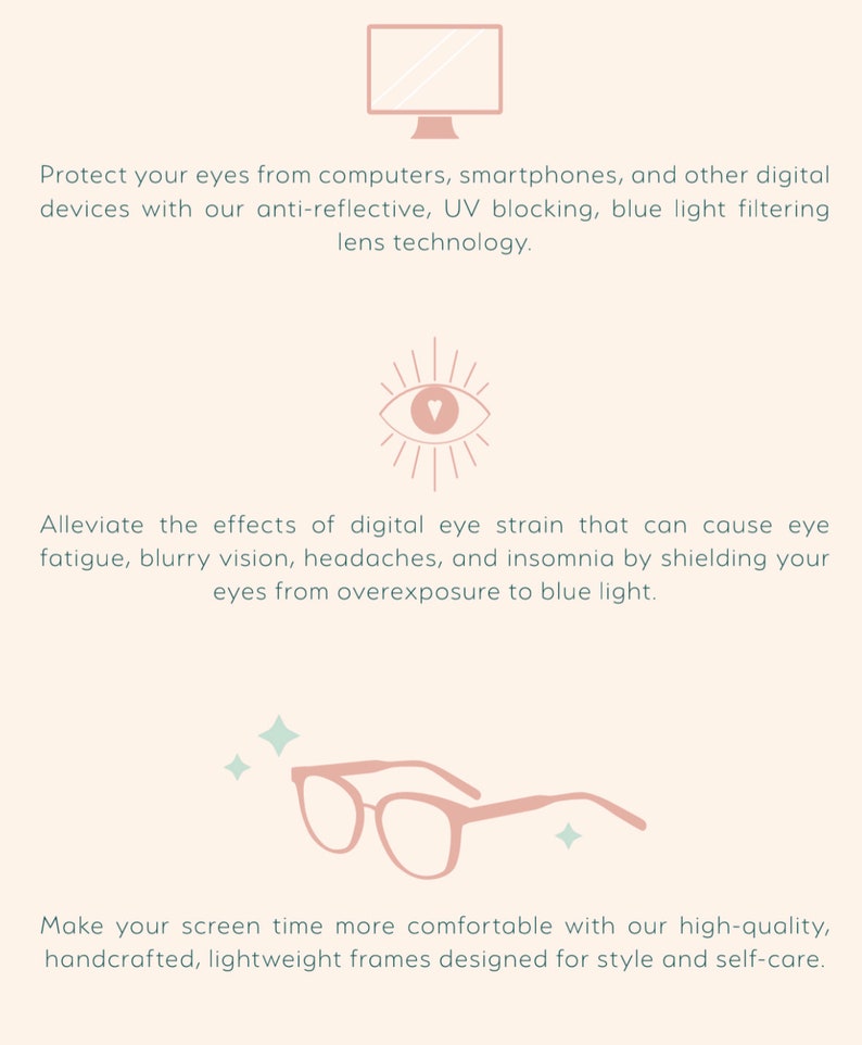 Dainty Cat Eye Computer Glasses | Retro Blue Light Blocking Glasses ...