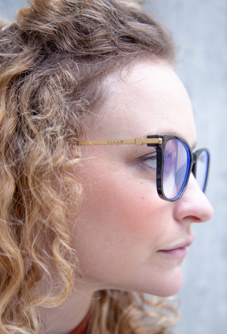 Retro Square Computer Glasses | Nerdy Blue Light Blocking Glasses ...