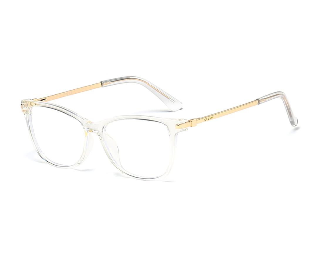 Retro Square Computer Glasses | Nerdy Blue Light Blocking Glasses ...