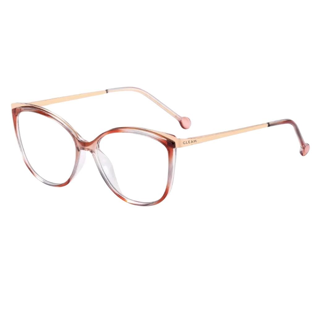 Rust Frame Design | Retro Blue Light Blockers | Cat Eye Fashion Eyewear ...