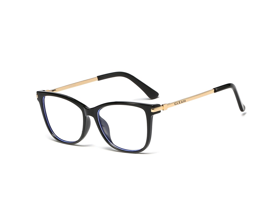 Retro Square Computer Glasses | Nerdy Blue Light Blocking Glasses ...