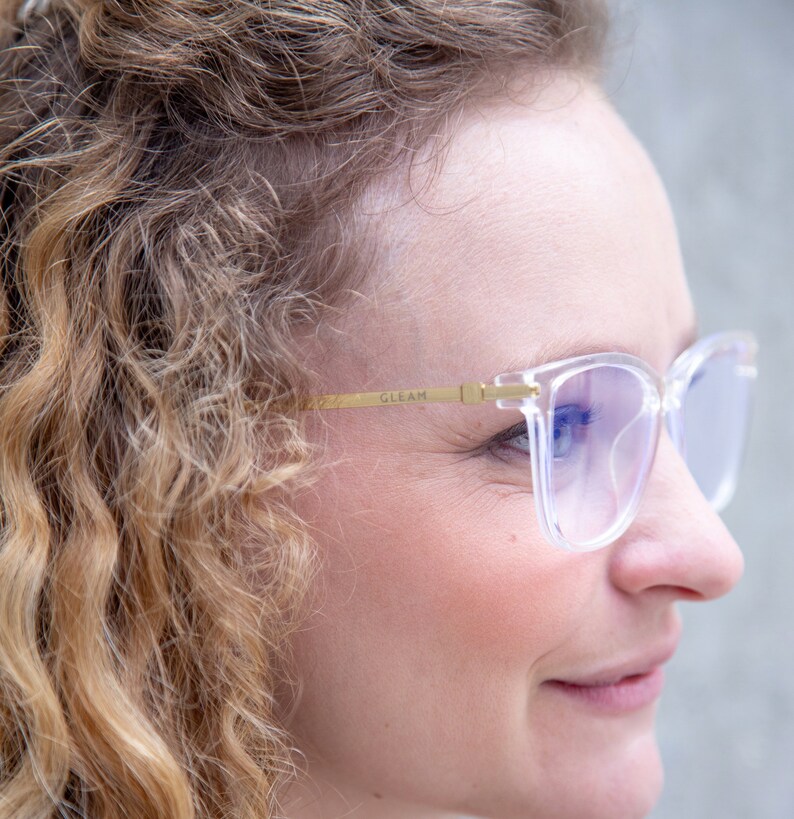 Retro Square Computer Glasses | Nerdy Blue Light Blocking Glasses ...