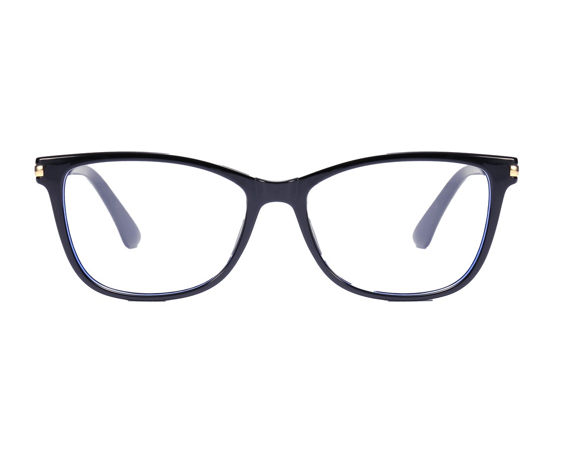 Retro Square Computer Glasses | Nerdy Blue Light Blocking Glasses ...