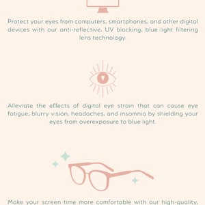 Retro Square Computer Glasses | Nerdy Blue Light Blocking Glasses ...
