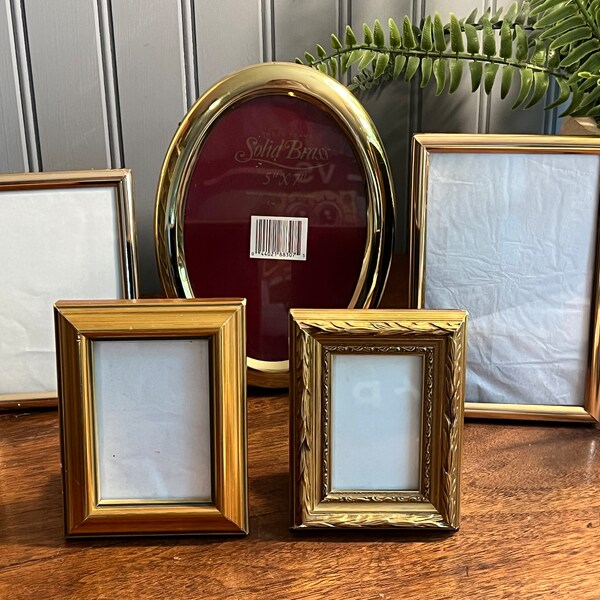 Gold Picture Frames - Etsy