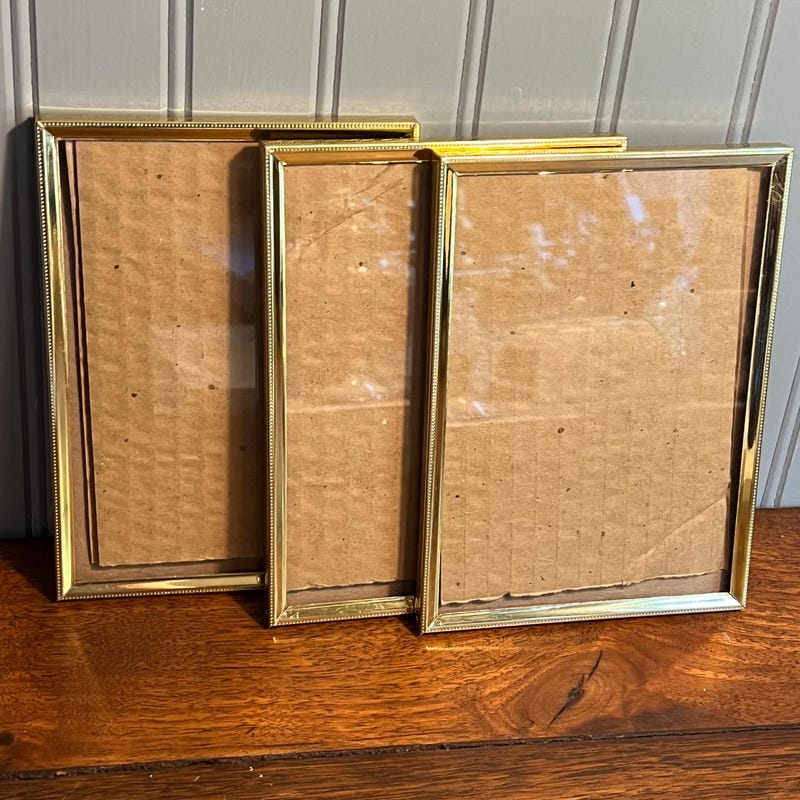 Gold Picture Frames - Etsy