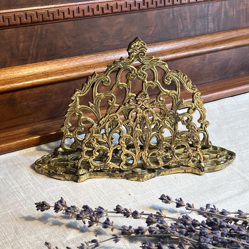 Brass Letter Holder - Etsy