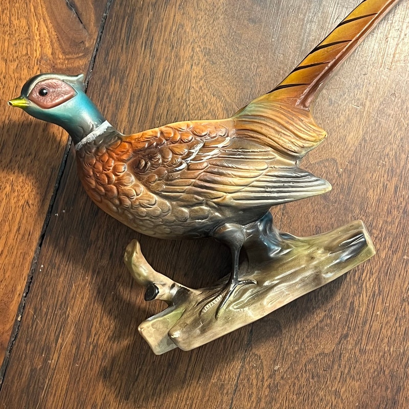 Ceramic Pheasant Figurine - Etsy